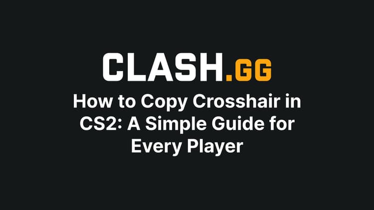 How to Copy Crosshair in CS2: A Simple Guide for Every Player